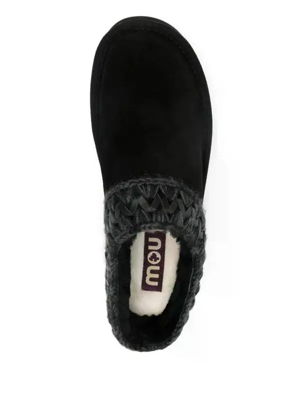 Mou 50mm Platform Slippers - Black