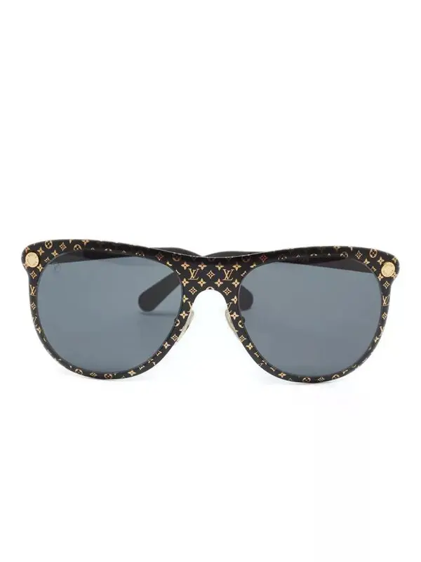 LOUIS VUITTON Vertigo Monogram Sunglasses - Black