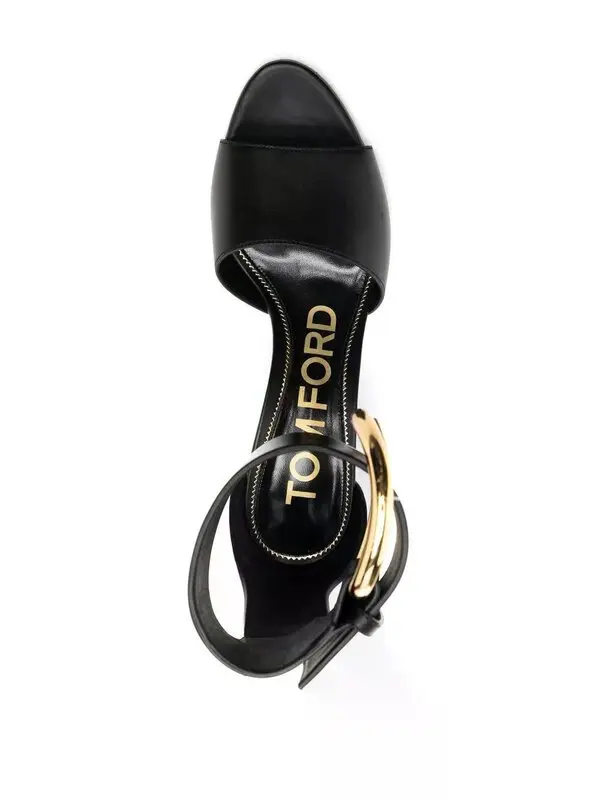 TOM FORD Buckled-ankle Leather Sandals