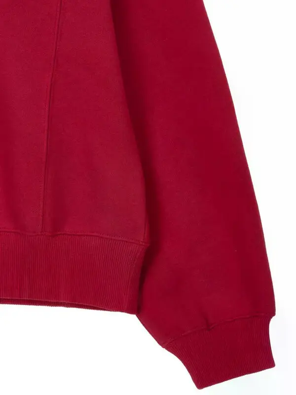 STUDIO TOMBOY Fleece-lined Sweatshirt - Red
