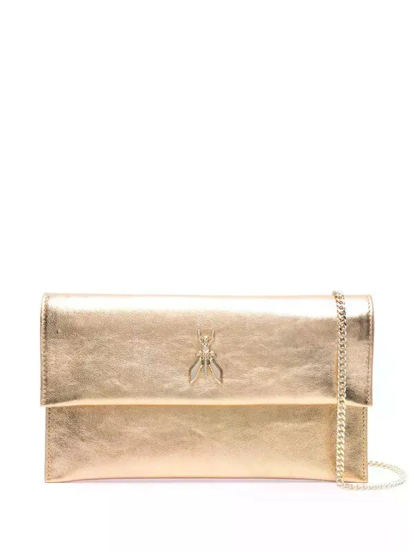 Patrizia Pepe Fly Ceremony Clutch - Gold