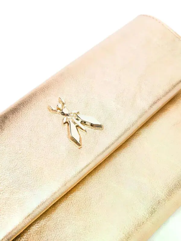 Patrizia Pepe Fly Ceremony Clutch - Gold