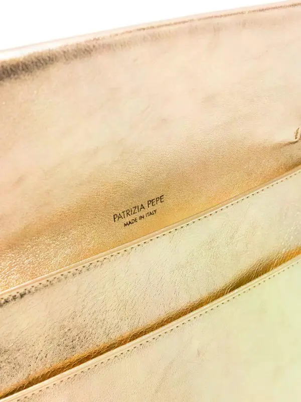 Patrizia Pepe Fly Ceremony Clutch - Gold