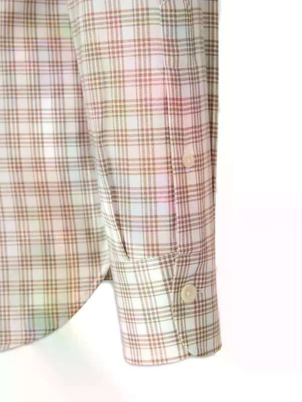 ATELIER MUNRO Buttoned Patterned Dress Shirt