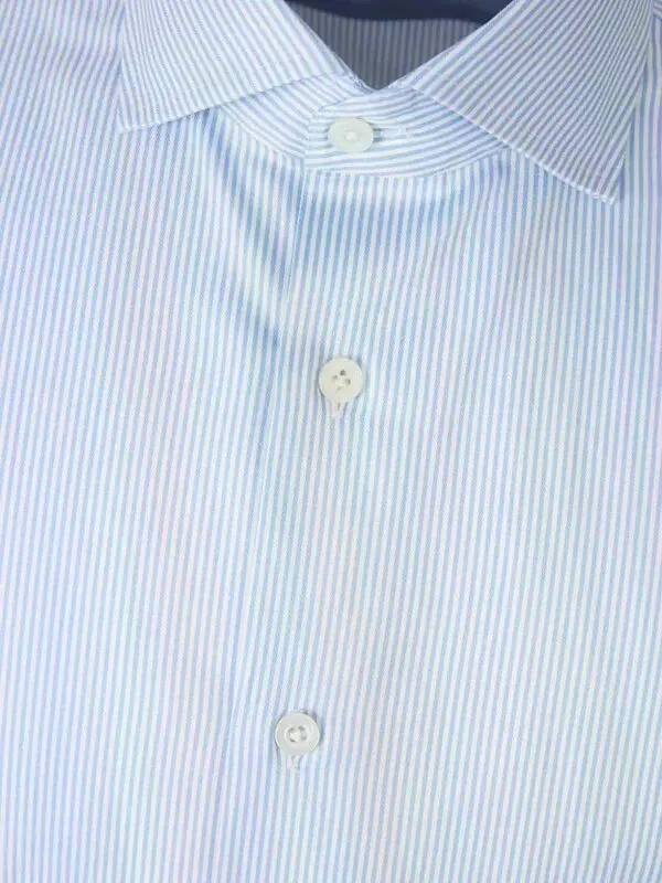 ATELIER MUNRO Classic Button Shirt - Blue