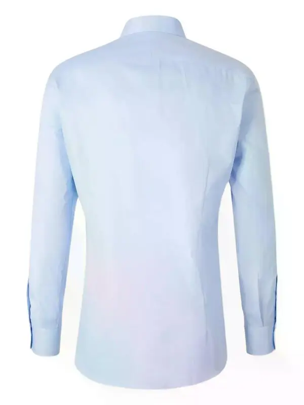 ATELIER MUNRO Buttoned Ribbed Dress Shirt