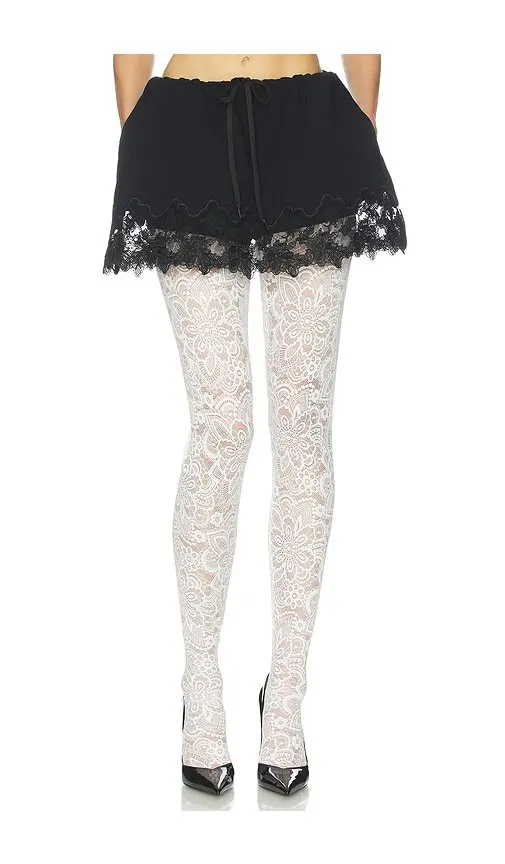HELSA The Scrunchie Skort In Very Heavy Crepe