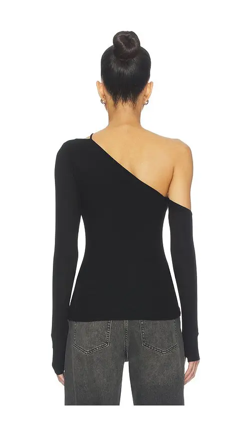 Michael Lauren Usher Asymmetrical Longsleeve Top