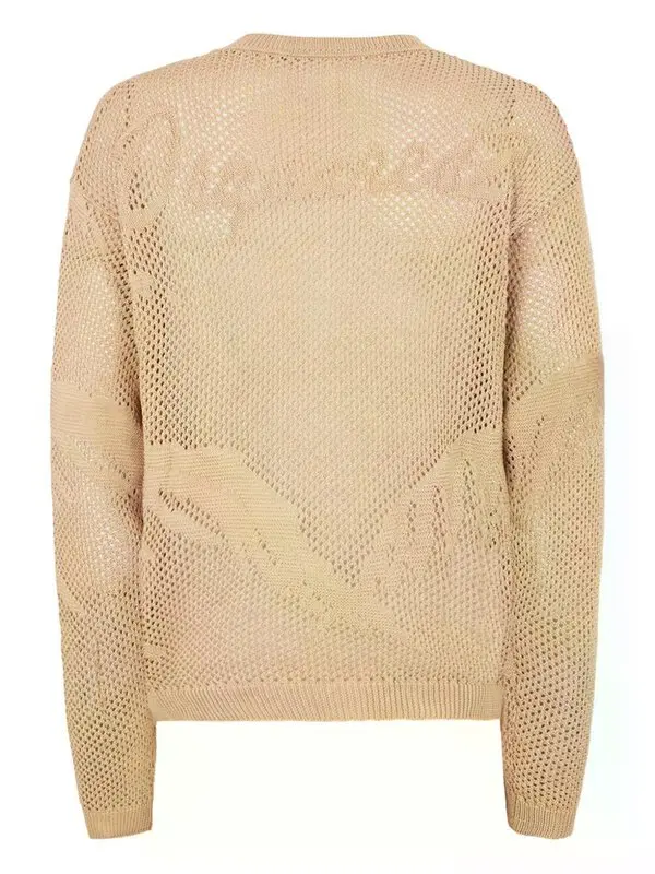 Dsquared2 Openwork Detail V-neck Sweater