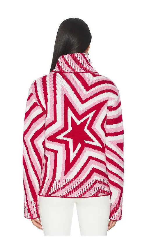 Perfect Moment Geometric Star Turtleneck Sweater