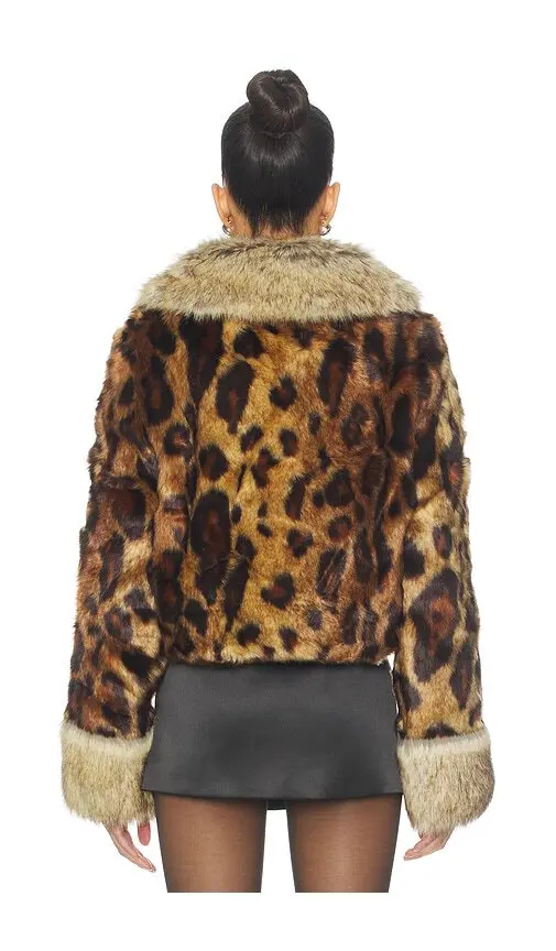 UNREAL FUR Hidden Tiger Faux Fur Jacket