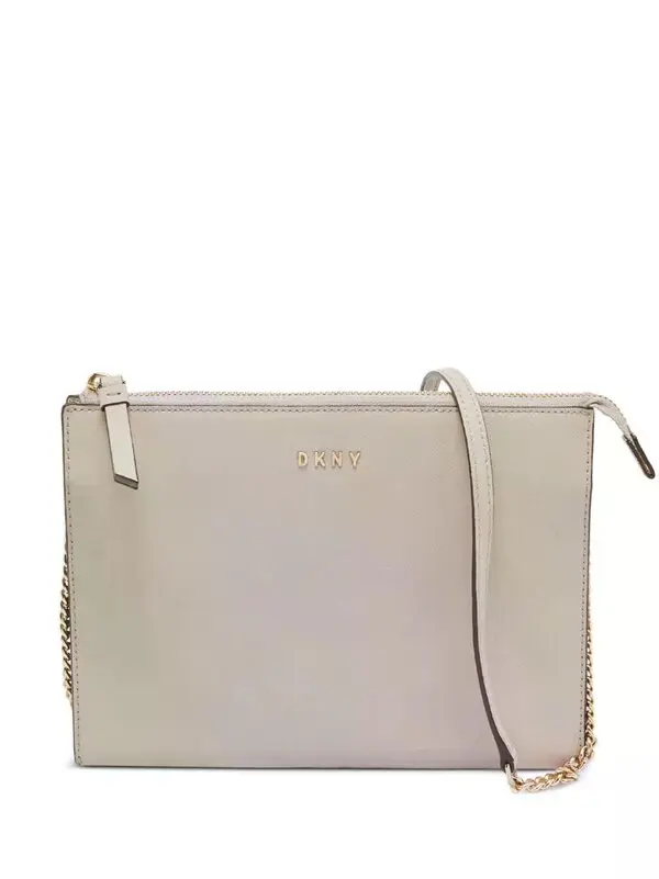 Dkny Leather Crossbody Bag - Neutrals