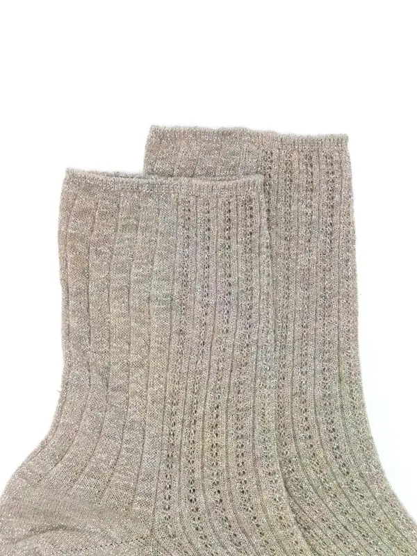 ALTO MILANO Embroidered-logo Socks