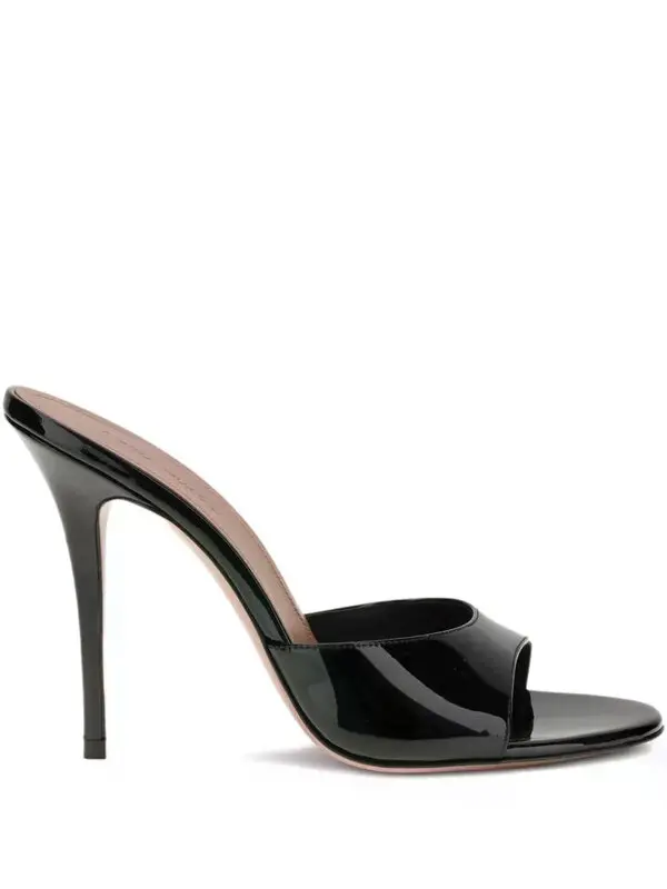 Amina Muaddi 105mm Elodie Sandals