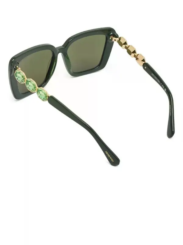 SWAROVSKI Crystal-embellished Square Sunglasses