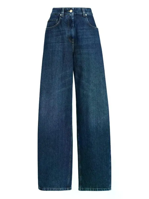 Brunello Cucinelli Zip-fastening Wide-leg Jeans