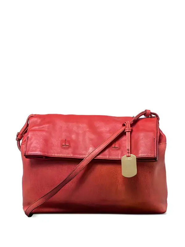 Furla Leather Fold-over Shoulder Bag