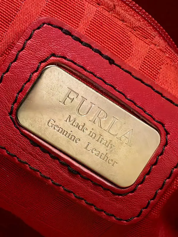 Furla Leather Fold-over Shoulder Bag