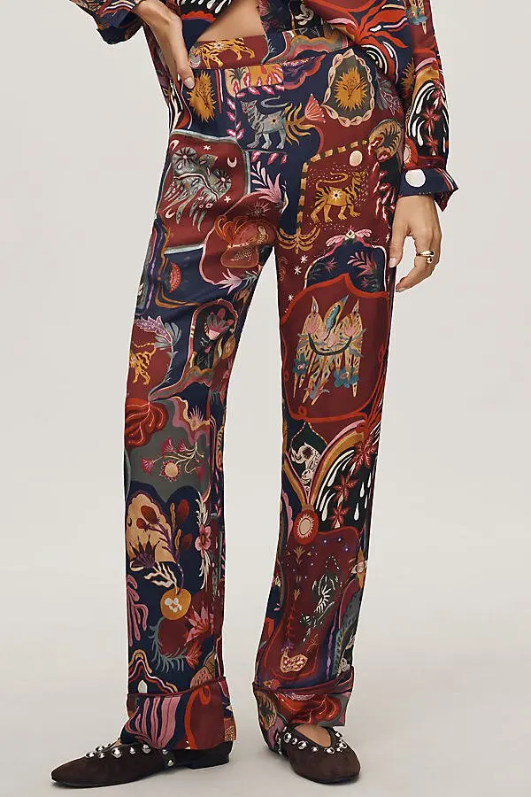 Farm Rio Surreal Printed Pants