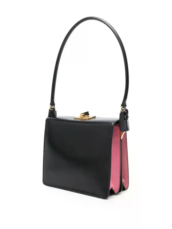 Prada Turn-lock Shoulder Bag