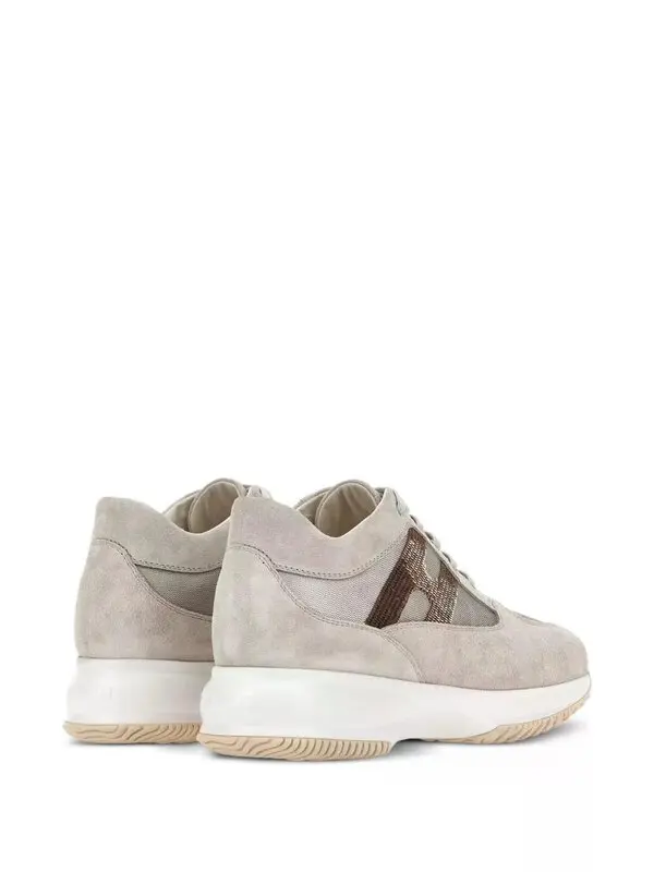 Hogan Interactive Sequinned Sneakers - Grey