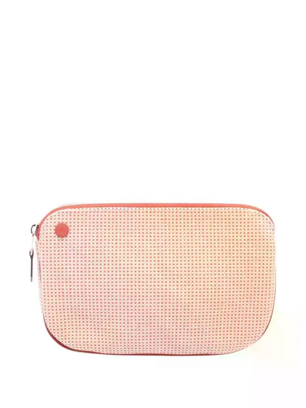 Hermès Toile Echappé Vermillion Pouch