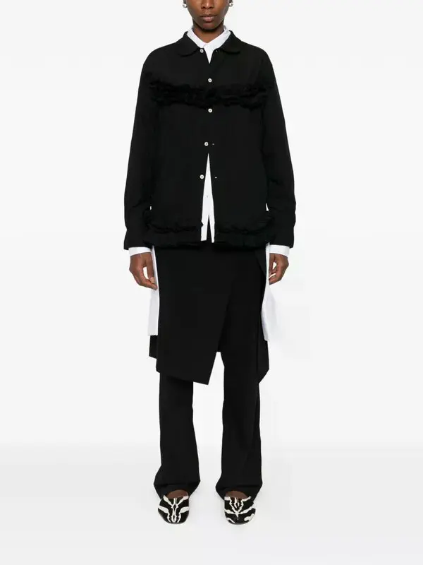 Comme Des Garçons Ruffled Buttoned Shirt