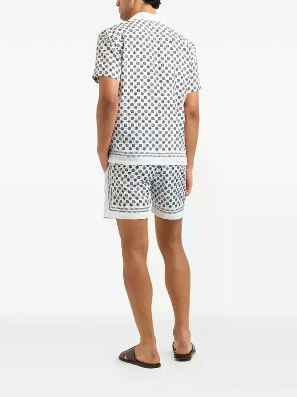 Orlebar Brown Maitan Geometric-print Shirt