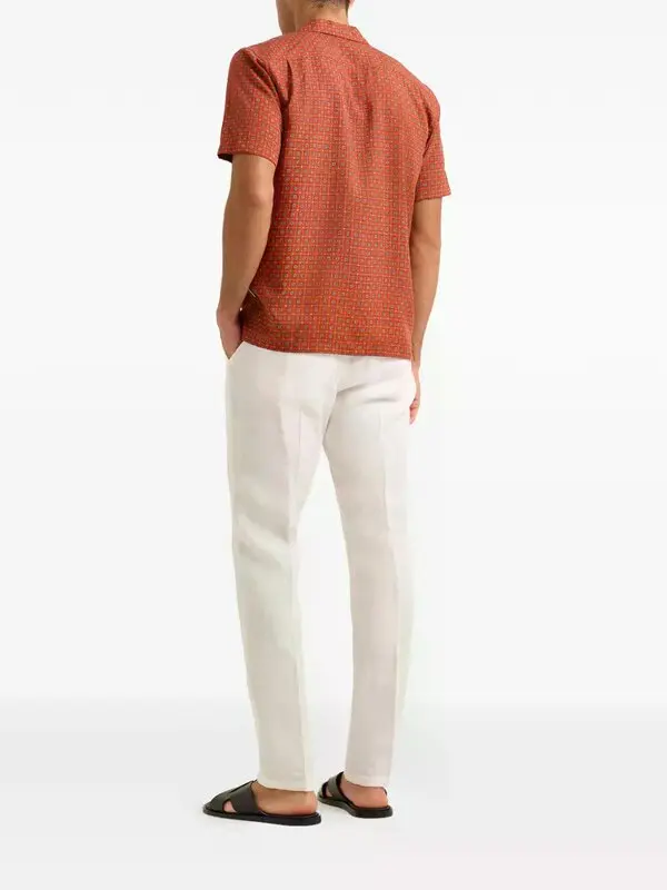 Orlebar Brown Maitan Geometric-print Shirt