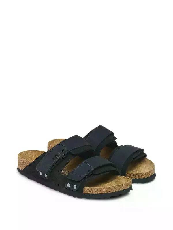 BIRKENSTOCK Uji Suede Sandals - Black