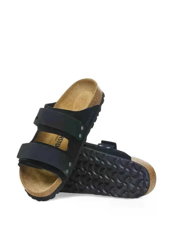 BIRKENSTOCK Uji Suede Sandals - Black