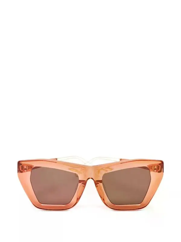 REJINA PYO Geometric-frame Sunglasses - Orange
