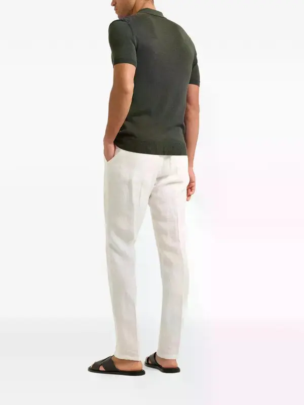 Orlebar Brown Horton Jacquard Polo-collar Top