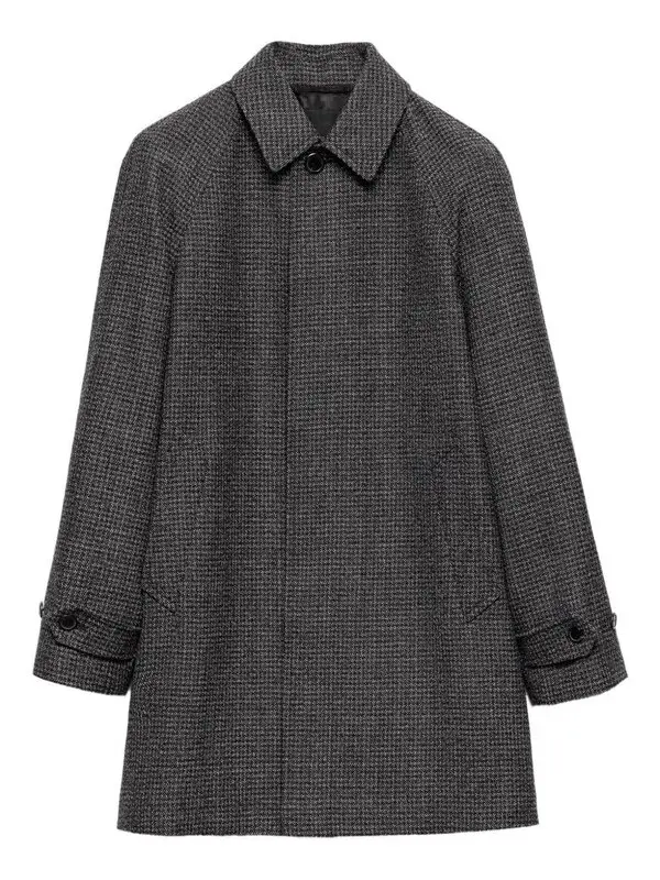 Prada Knit Coat With Raglan Sleeves