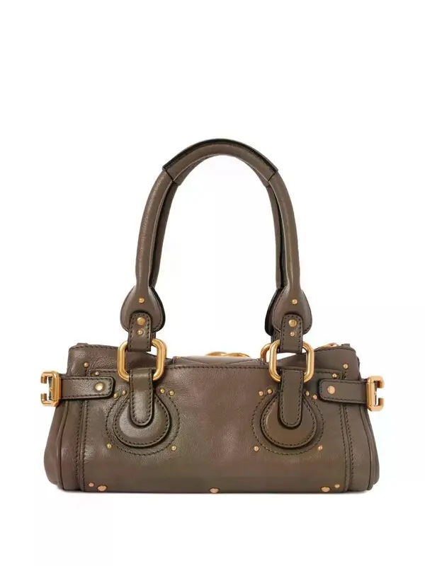 Chloé Small Leather Tote Bag - Grey