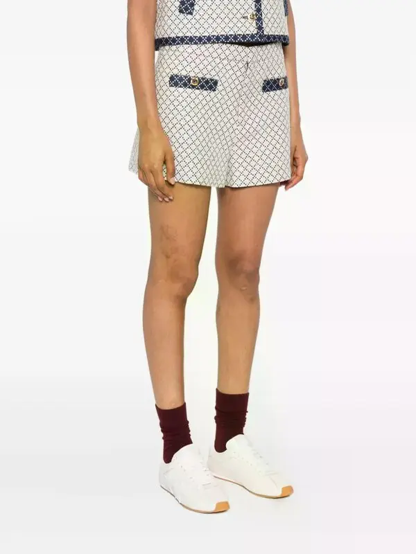 Gucci Geometric-pattern Pocket Shorts