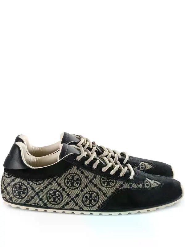 Tory Burch T Monogram Field Jacquard Sneakers - Blue