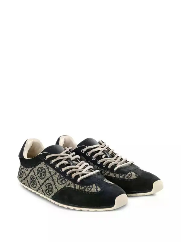 Tory Burch T Monogram Field Jacquard Sneakers - Blue