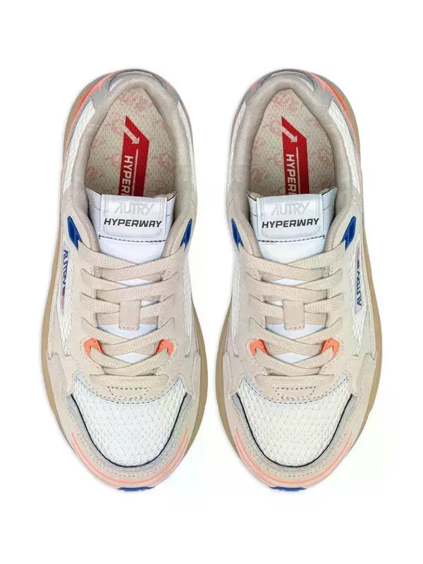 AUTRY Hyperway Paneled Sneakers - Neutrals
