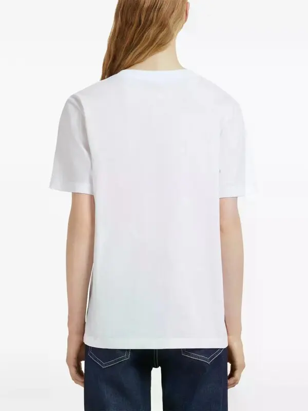 Marni Flock-printed Logo T-shirt
