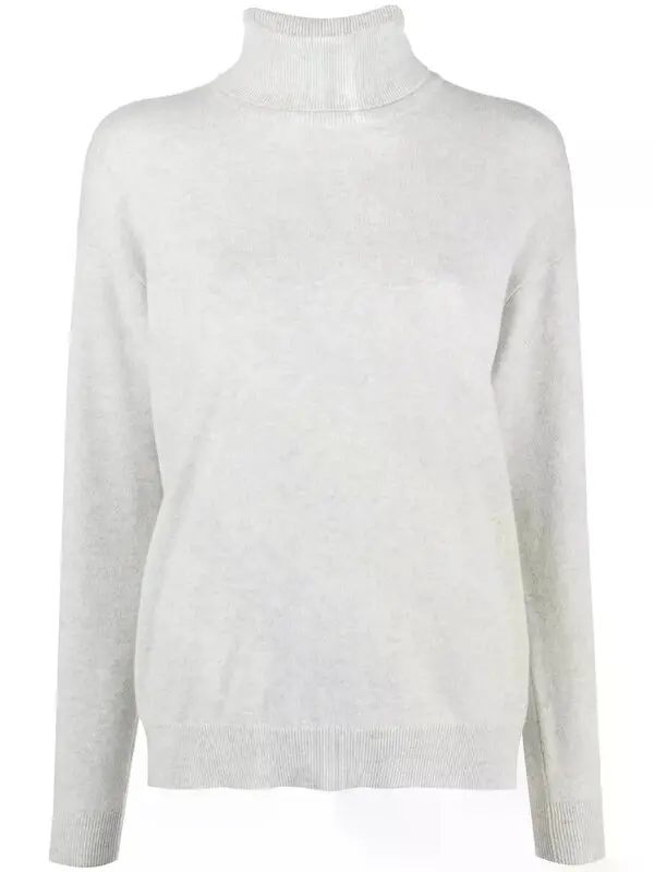 Brunello Cucinelli Cashmere Mock-neck Jumper - Grey