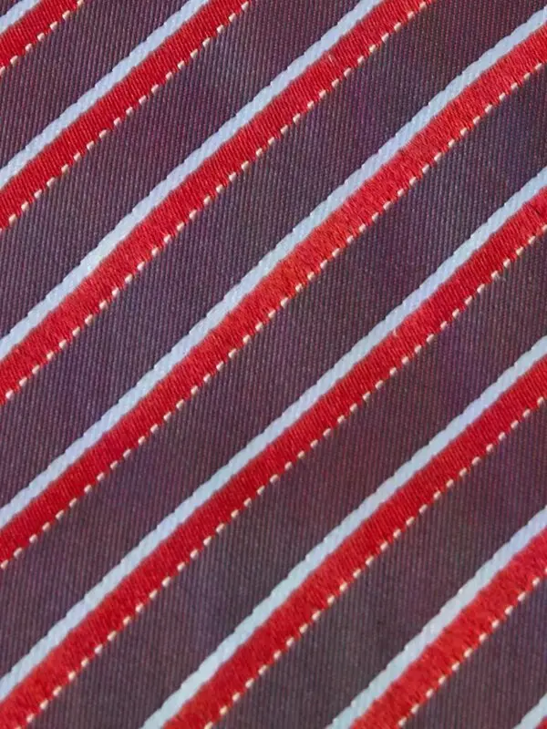 BOSS Striped Silk Tie - Purple