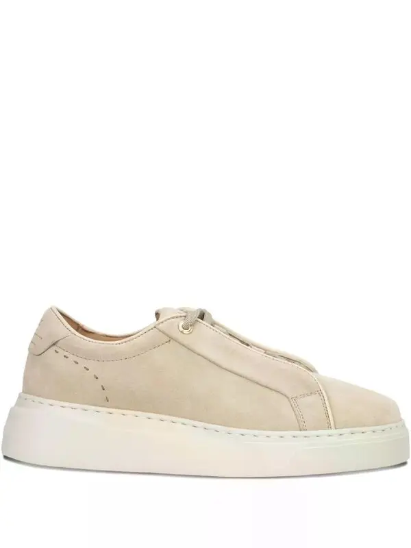 BOSS Gary Suede Platform Trainers