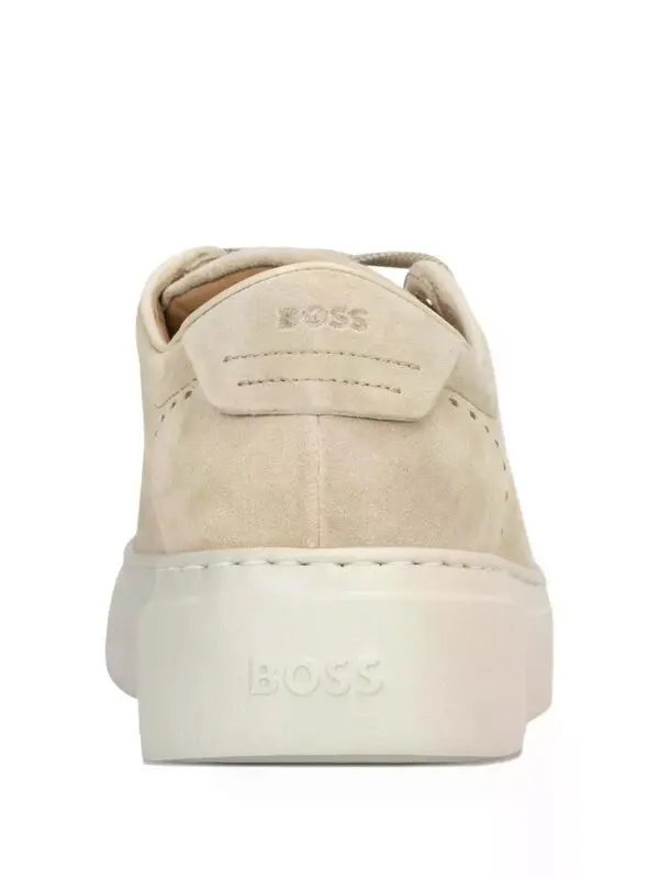 BOSS Gary Suede Platform Trainers