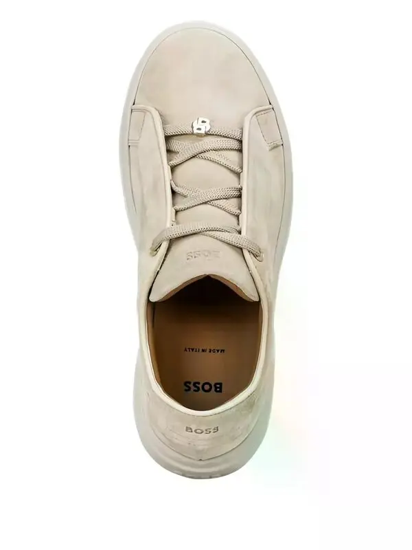 BOSS Gary Suede Platform Trainers