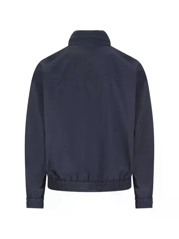 Brunello Cucinelli High-collar Zip-up Bomber Jacket - Blue