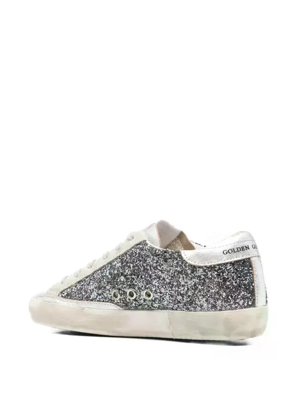 GOLDEN GOOSE Embellished Star Motif Lace-up Sneakers
