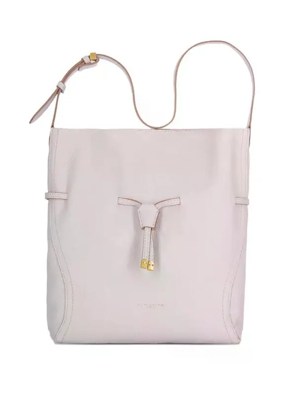 GIANNI CHIARINI Drawstring Shoulder Bag - Neutrals