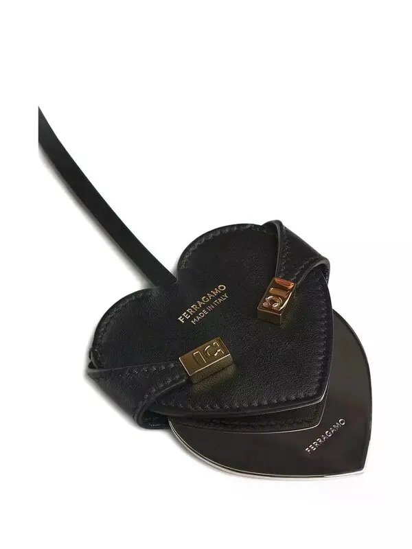 FERRAGAMO Logo-print Heart Charm