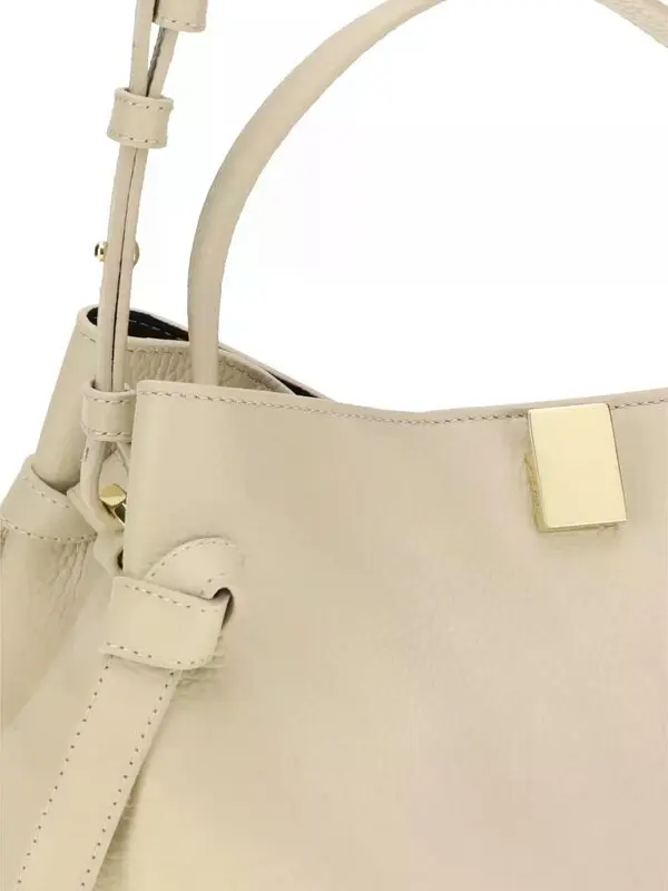 Yuzefi Gyoza Pebble-leather Tote Bag - Neutrals